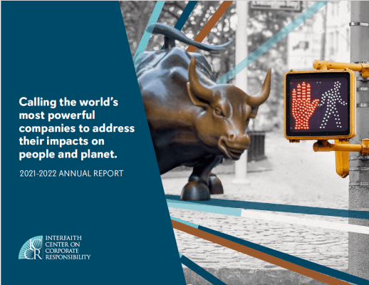 ICCR's 2021 - 2022 Annual Report | Interfaith Center on Corporate ...