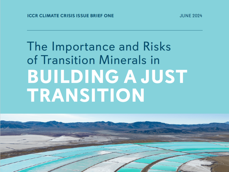 The Importance and Risks of Transition Minerals in Building a Just ...